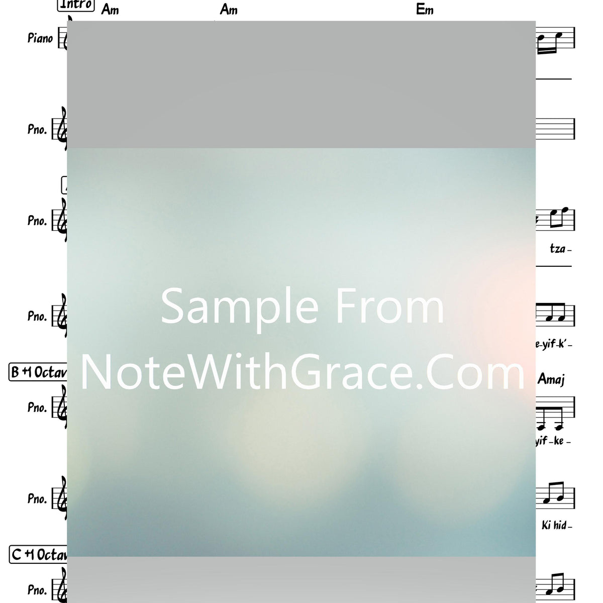 Ana Melech - Shabbos - אנא מלך Lead Sheet (Mordechai Ben David) Album ...